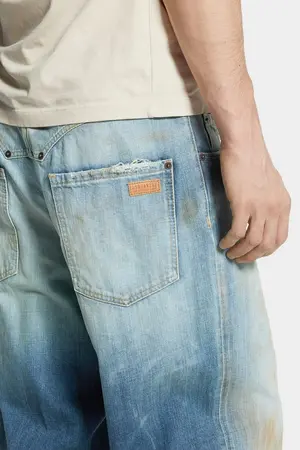 Dsquared2 Medium Rusty Wash Loose Jeans