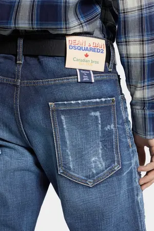 Dsquared2 Dark Scratch Wash American Jean