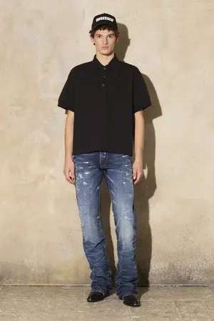 Dsquared2 Dark Scratch Wash American Jean