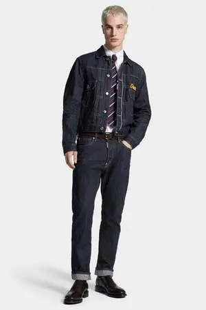 Dsquared2 Dean Jeans In Authentic Denim Wash