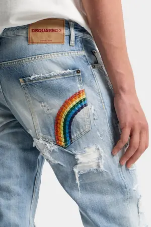 Dsquared2 Distressed Denim Jeans