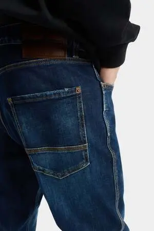 Dsquared2 Dark Wash Teddy Mini Front Jeans