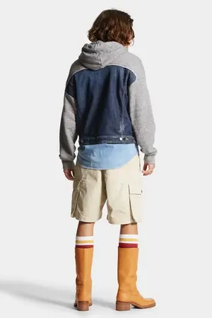 Dsquared2 Cargo Shorts With Distressed Detail