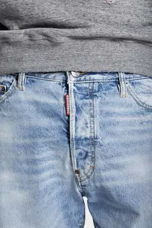 Dsquared2 Light Wash Denim Shorts