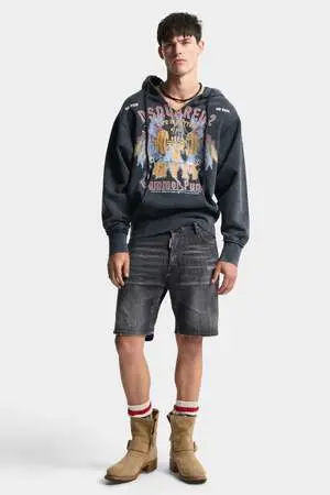 Dsquared2 Fog Marine Denim Shorts