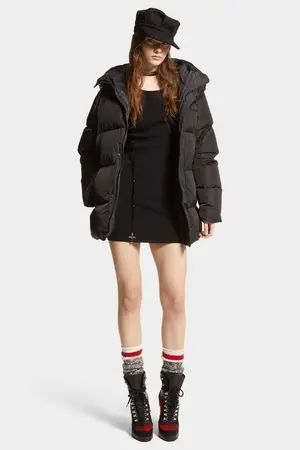 Dsquared2 Padded Belted Puff Coat
