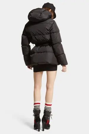 Dsquared2 Padded Belted Puff Coat
