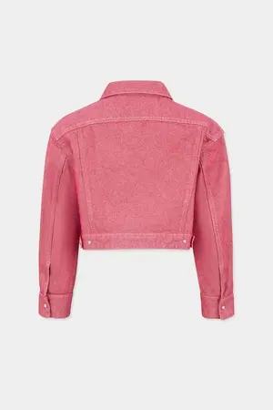 Dsquared2 Oxford Denim Boxy Jean Jacket