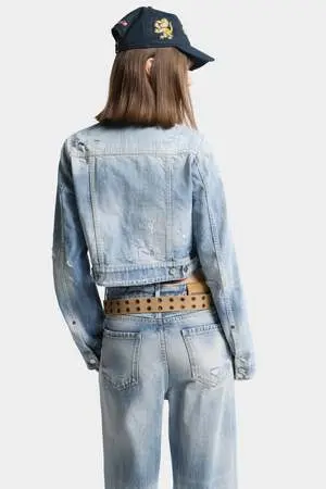 Dsquared2 Be Proud Wash Dean Jean Jacket