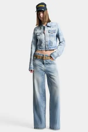Dsquared2 Be Proud Wash Dean Jean Jacket