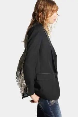 Dsquared2 Crystal Fringed Blazer