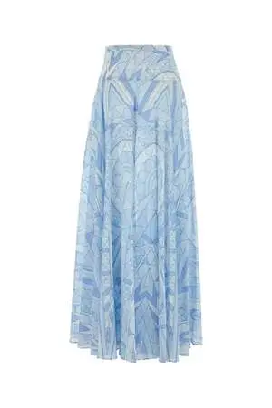 Emilio Pucci Printed Cotton Skirt