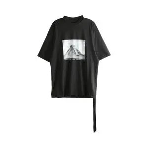 Rick Owens Jumbo Short-sleeve T-shirt /milk - Black