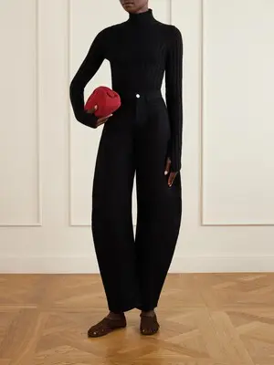 Alaïa Suede Nubuck Clutch