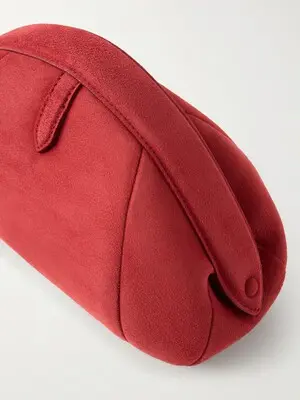 Alaïa Suede Nubuck Clutch