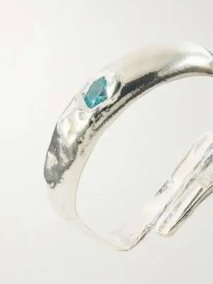 SIMUERO Aurelia Sterling Zirconia Toe Ring