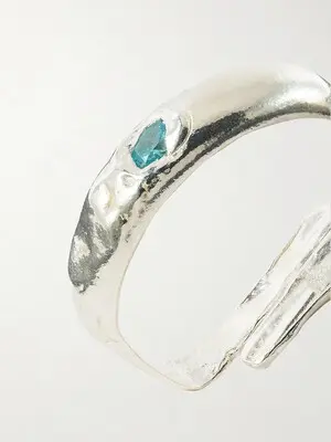 SIMUERO Sterling Cubic Zirconia Toe Ring
