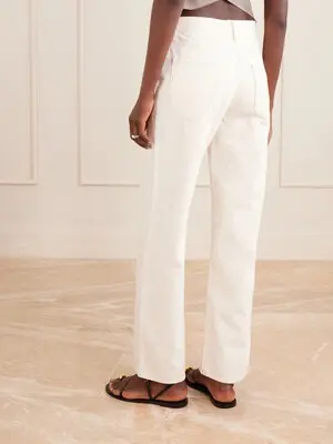 MOTHER The Dodger Skimp Mid-rise Straight-leg Jeans