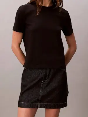 Calvin Klein T-shirt Classic 20s Jsy Logo Grap - Black