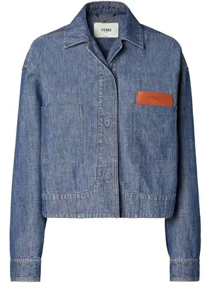 Fendi Chambray Jacket - Blue