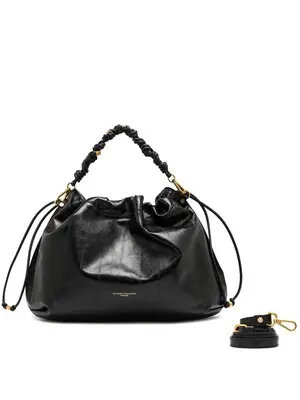 GIANNI CHIARINI Leather Drawstring Shoulder Bag