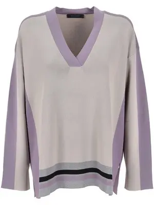 ELENA MIRO` V-neck Sweater
