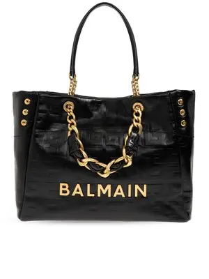 BALMAIN PARIS Open Large Tote Bag - Black
