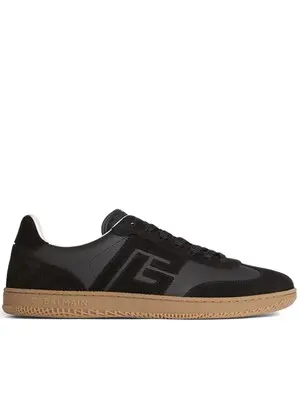 BALMAIN PARIS Low Top Lace Up Sneaker - Black