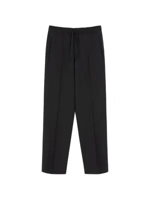 Valentino Garavani Embroidered V Logo Pants - Black