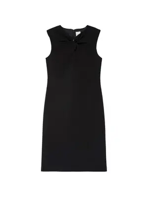 Calvin Klein Scuba Crepe Dress - Black