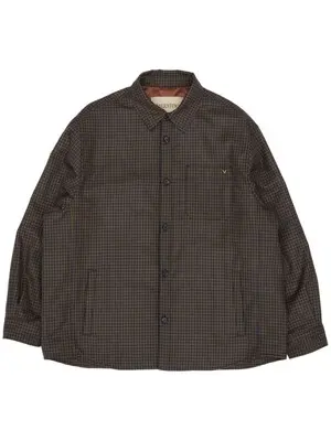 Valentino Garavani Checked Shirt Jacket