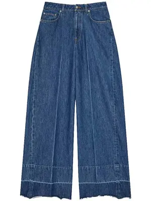 Givenchy Wide Leg Denim Pants