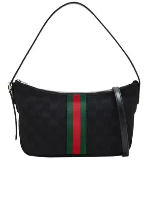 Gucci Small Lunetta Crossbody Bag - Black