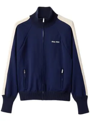 Miu Miu Technical Fabric Sweatshirt - Blue