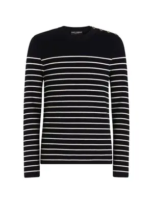 Dolce & Gabbana Crewneck With Buttons