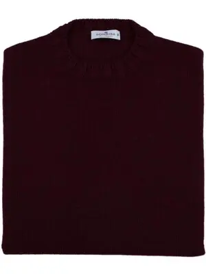 SONRISA Crew Neck Fine Knit Sweater - Pink