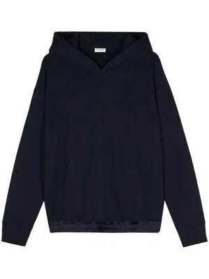 Saint Laurent Hooded Sweatshirt - Blue