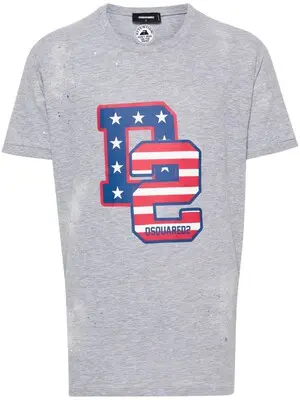 Dsquared2 Muscle Fit Tee - Gray