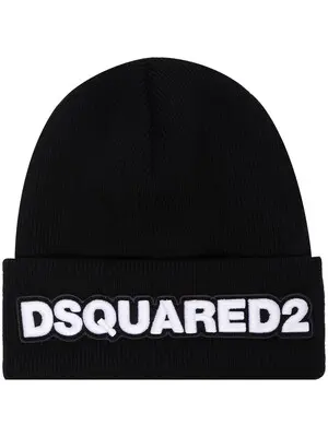 Dsquared2 Knit Hat - Black