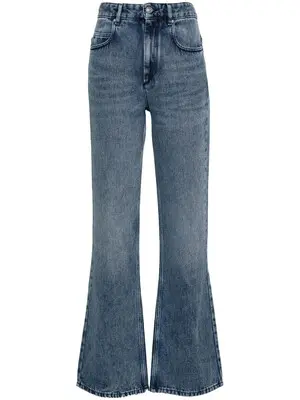 Isabel Marant Étoile Belvira Bootcut Jeans - Blue