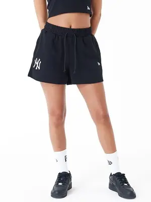 New Era New York Yankees Mlb Lifestyle Shorts - Black