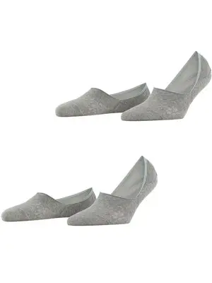 BURLINGTON Everyday 2-pack No-show Socks - Gray