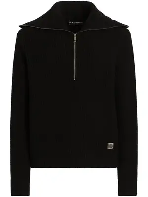 Dolce & Gabbana Wool Cardigan - Black