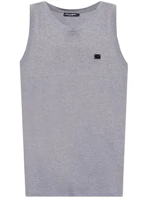Dolce & Gabbana Oversized Tank Top - Gray