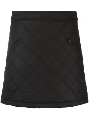 Burberry Diamond Quilted Mini Skirt