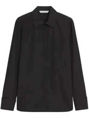 Max Mara Stretch Cotton Crêpe Shirt