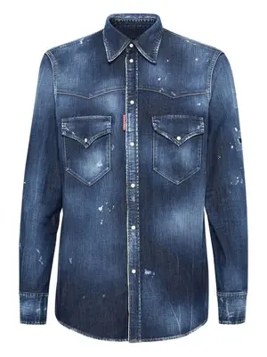 Dsquared2 Western Shirt - Blue
