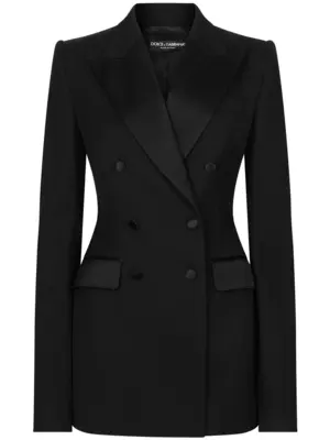 Dolce & Gabbana Double-breasted Blazer - Black