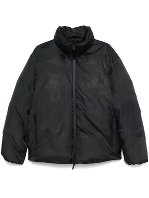 Burberry Equestrian Knight Down Jacket - Black