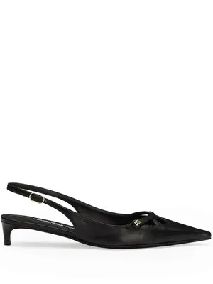 Dolce & Gabbana Nappa Leather Slingbacks